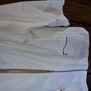 Chico's | Jackets & Coats | Chicos White Lightweight Jacket | Poshmark